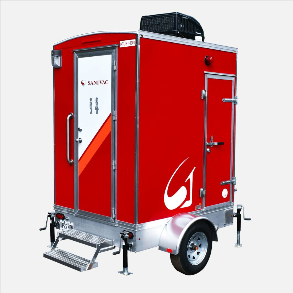 Multisan 1 | Portable toilet and sanitary trailer rentals | Sanivac
